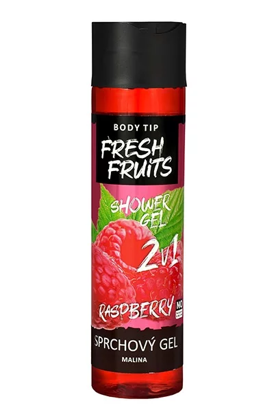 VIVACO Sprchový gel 2v1 Malina BODY TIP 250 ml - MAPEJA.DE